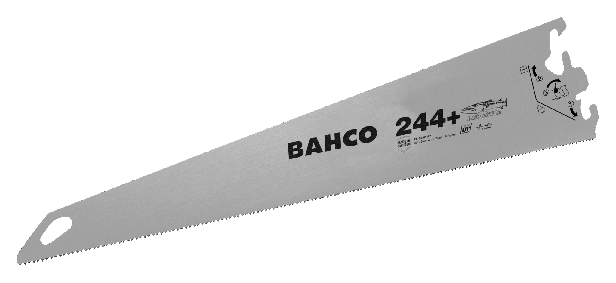 Barracuda Sawblades for Medium to Thick Materials Used with ERGO EX Handles BAHCO Bahco International